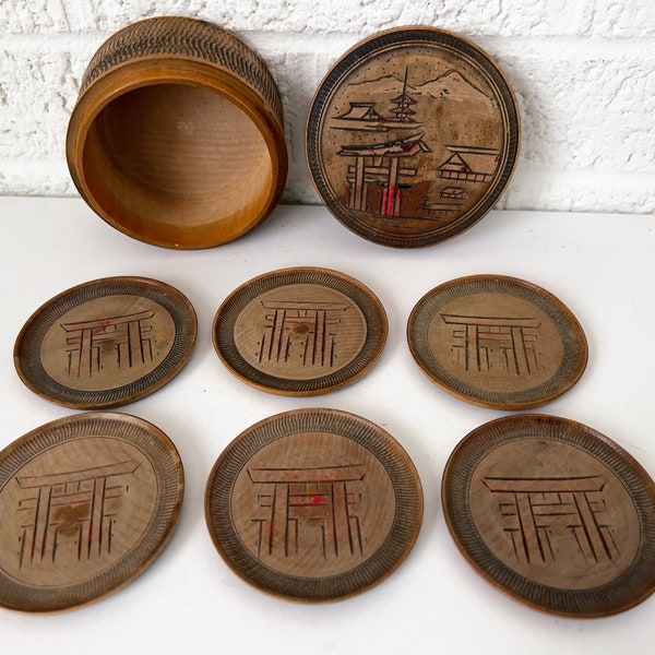Hand Carved Coasters - Etsy