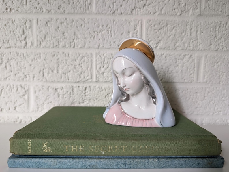 Vintage Italian Porcelain Madonna Bust | Attributed to Lenci Bertetti ...
