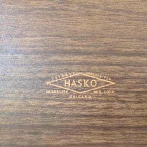 Set of 4 Vintage Hasko Trays, Art Deco Design - Etsy