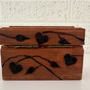 Vintage Wooden Trinket Box and Miniature Clogs | Miniature Wood Chest ...