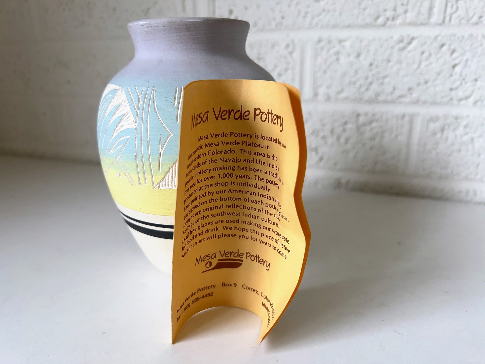 Vintage Signed Diné Pottery Vase Navajo American Indian - Etsy