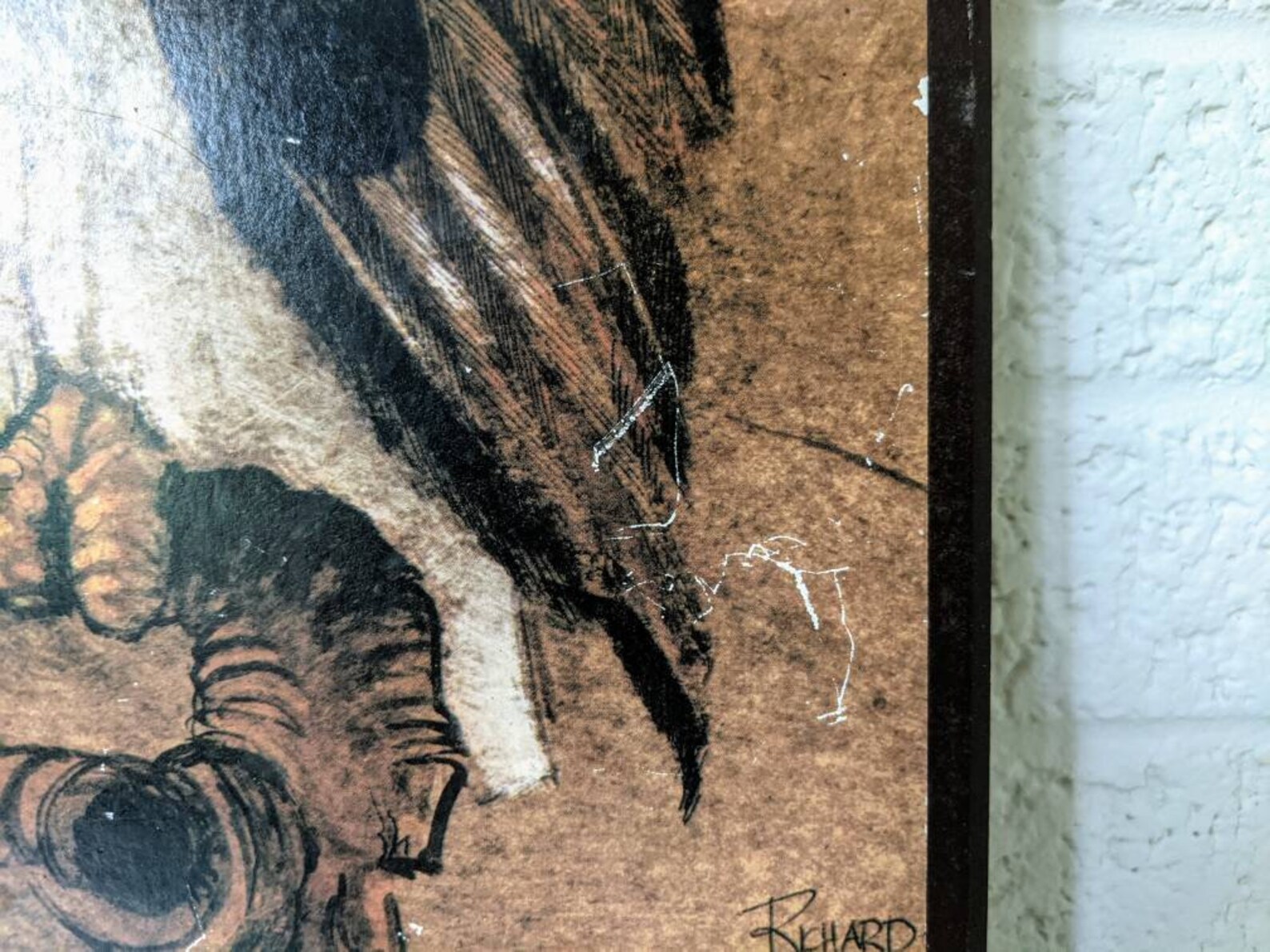 Vintage Richard screech Owl Mid-century Print - Etsy