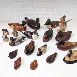 Vintage Red Mill MFG Duck Decoy | Hand Carved - Etsy