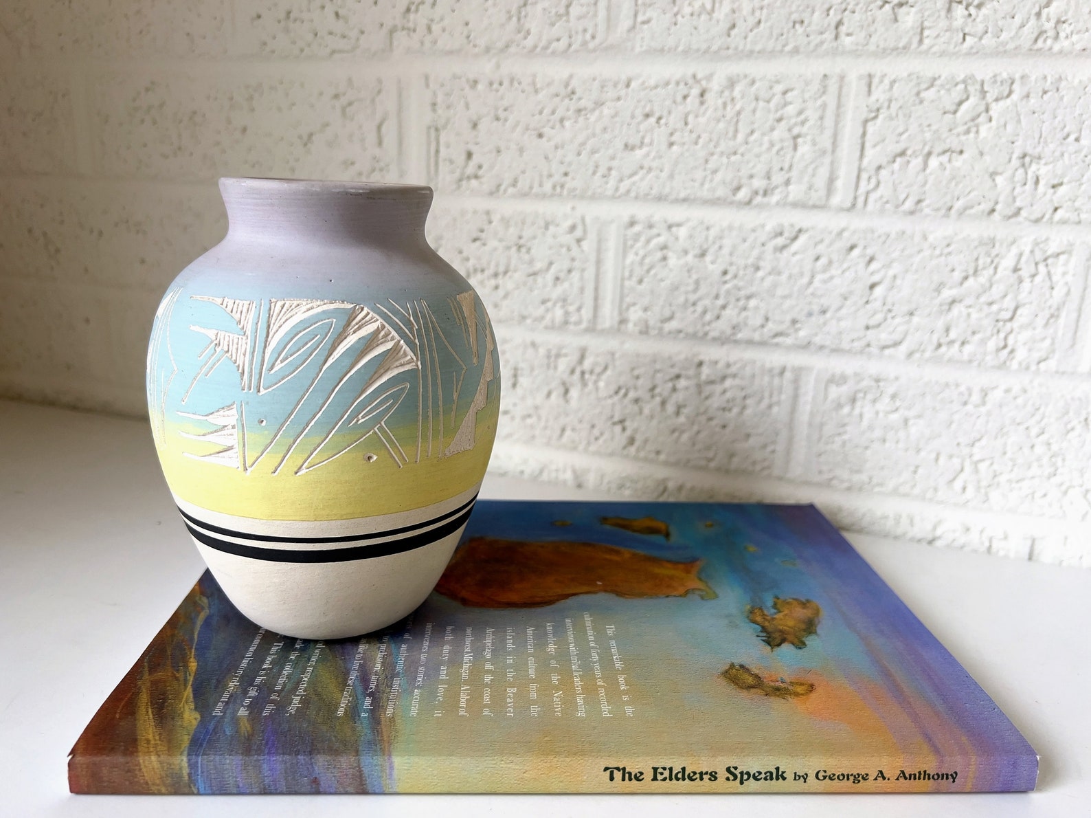 Vintage Signed Diné Pottery Vase Navajo American Indian - Etsy