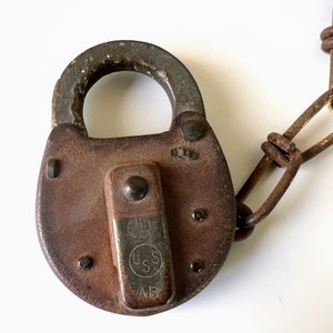 Antique Railroad Lock and Key | Vintage Train Memorabilia | Marked SAFE ...