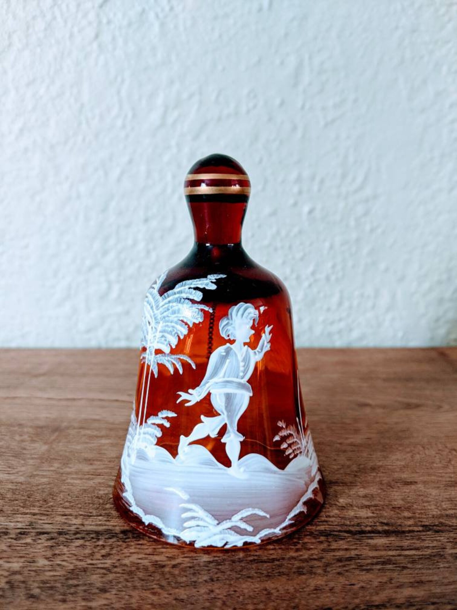 Vintage Glass Bell From Western Germany - Etsy