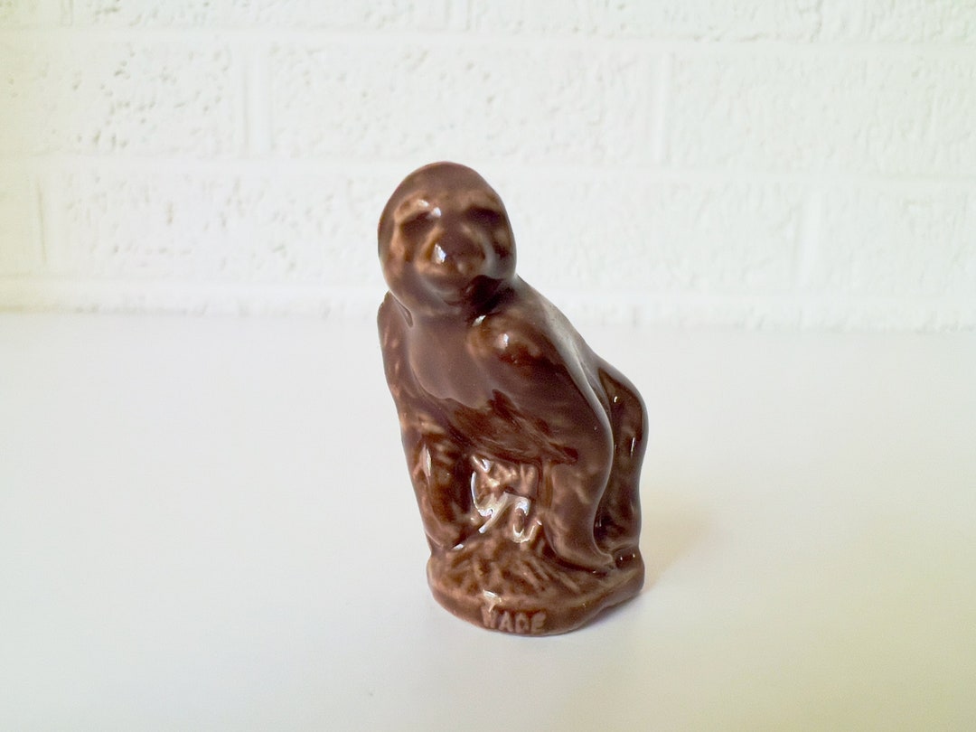Vintage Wade of England Gorilla Figurine | Wade Whimsies Miniature ...