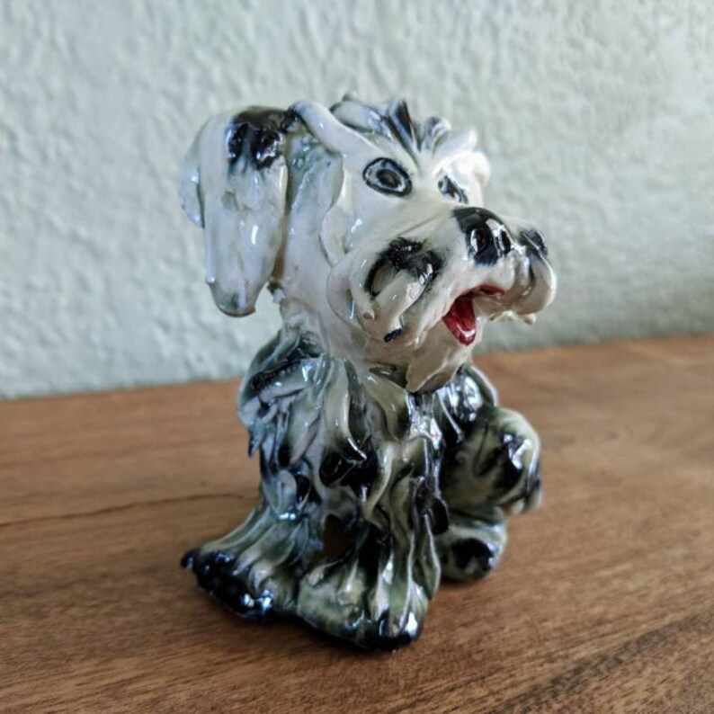 Midcentury Italian Ceramic Spaghetti Hair Dog - Etsy