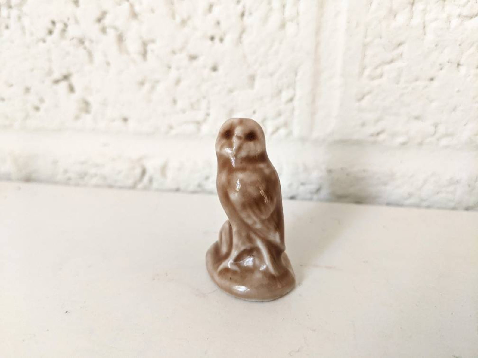 Vintage Wade of England Brown Owl Figurine Wade Whimsies - Etsy
