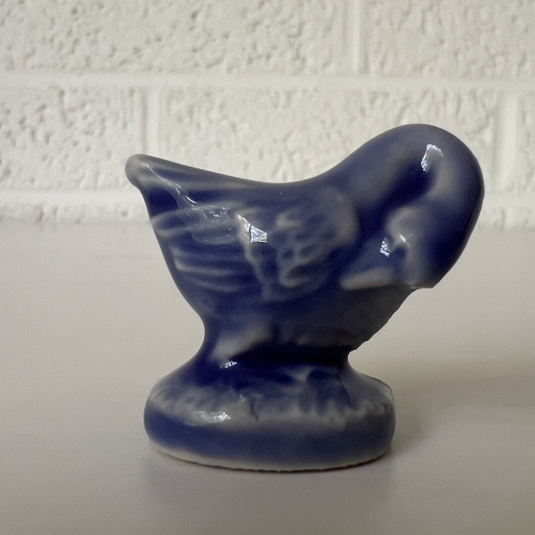Vintage Wade of England Blue Duck Figurine | Wade Whimsies Miniature ...