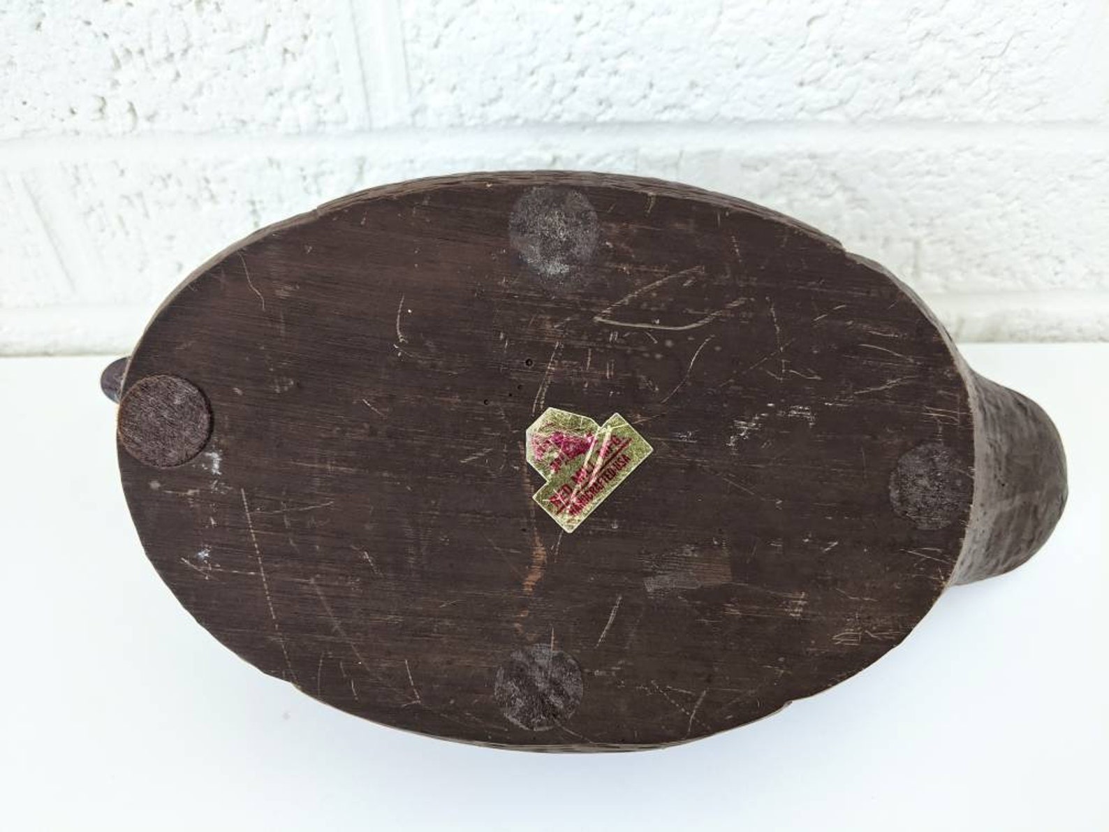 Vintage Red Mill MFG Duck Decoy Hand Carved | Etsy