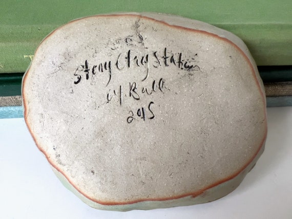 Studio Pottery Dish with Tree and Spiral Branches | M… - Gem