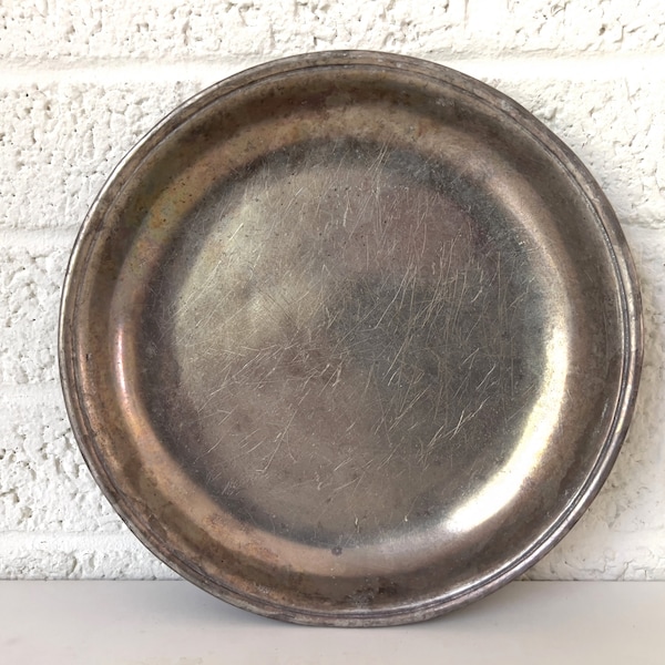 Pewter Plate - Etsy