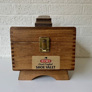Vintage Kiwi Hand Crafted Shoe Valet Box no Tools - Etsy