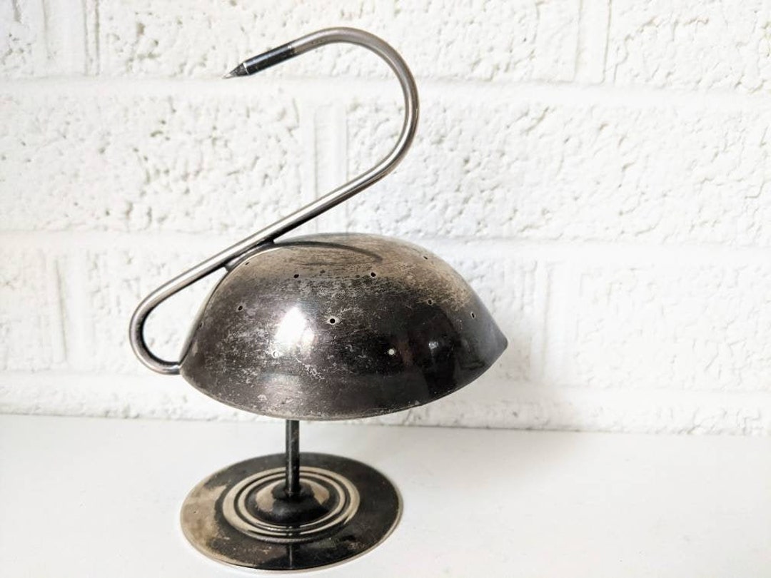 Vintage Repurposed Ladle Into Swan Figurine or Receipt Holder - Etsy