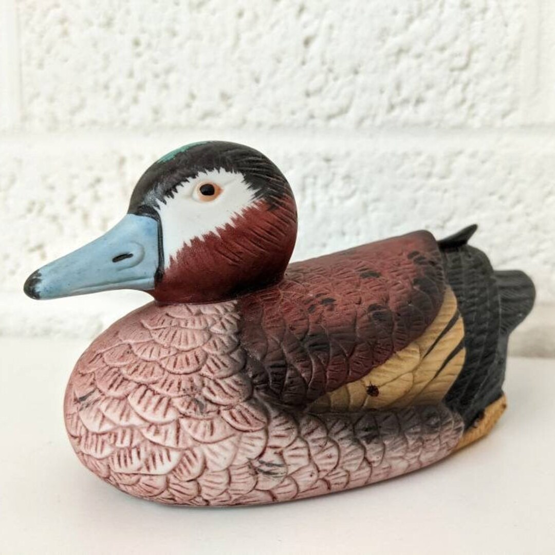Vintage Ceramic Duck - Etsy