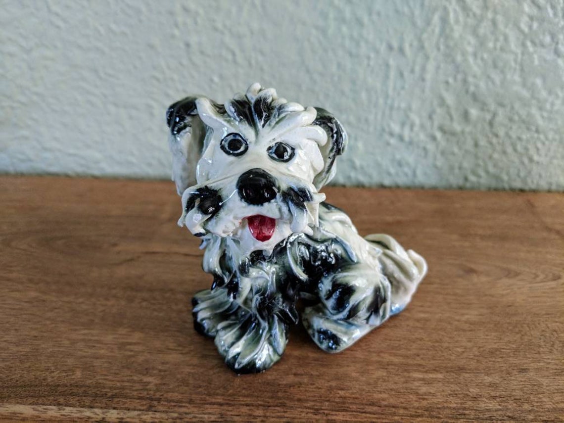 Midcentury Italian Ceramic Spaghetti Hair Dog - Etsy