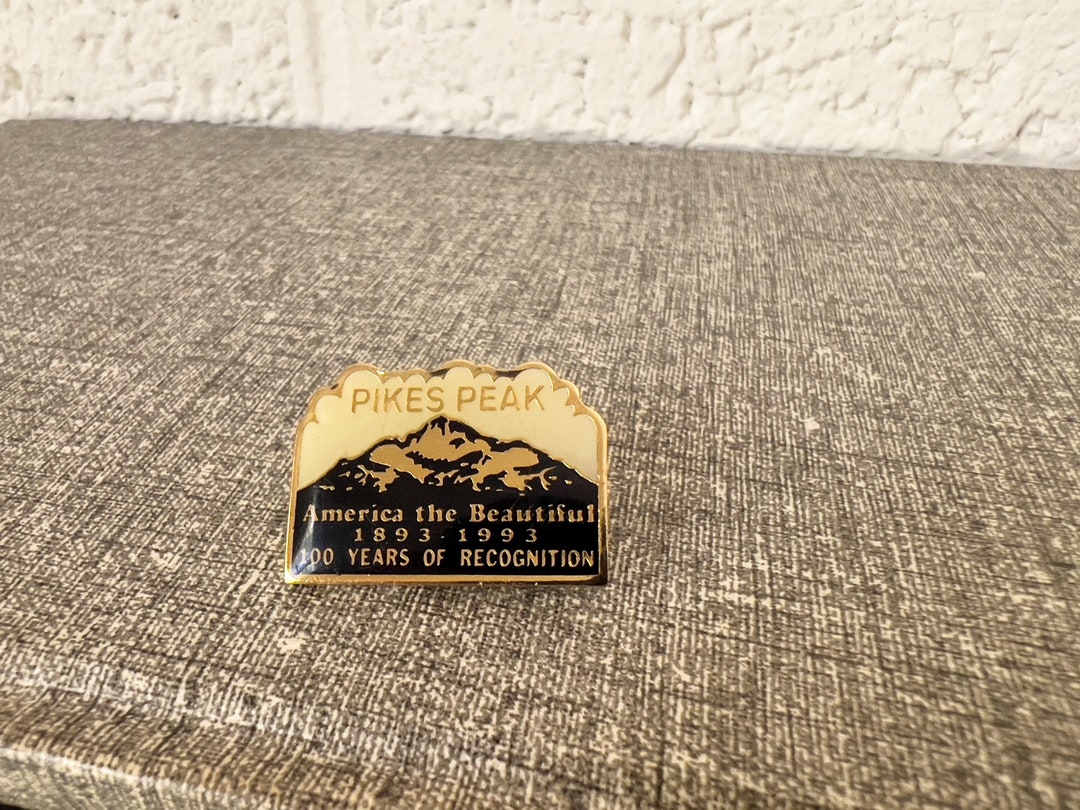 Vintage Pikes Peak Pin Centennial Pikes Peak Souvenir Pin - Etsy