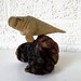 Vintage Carved Wooden Manatee on Burlwood - Etsy