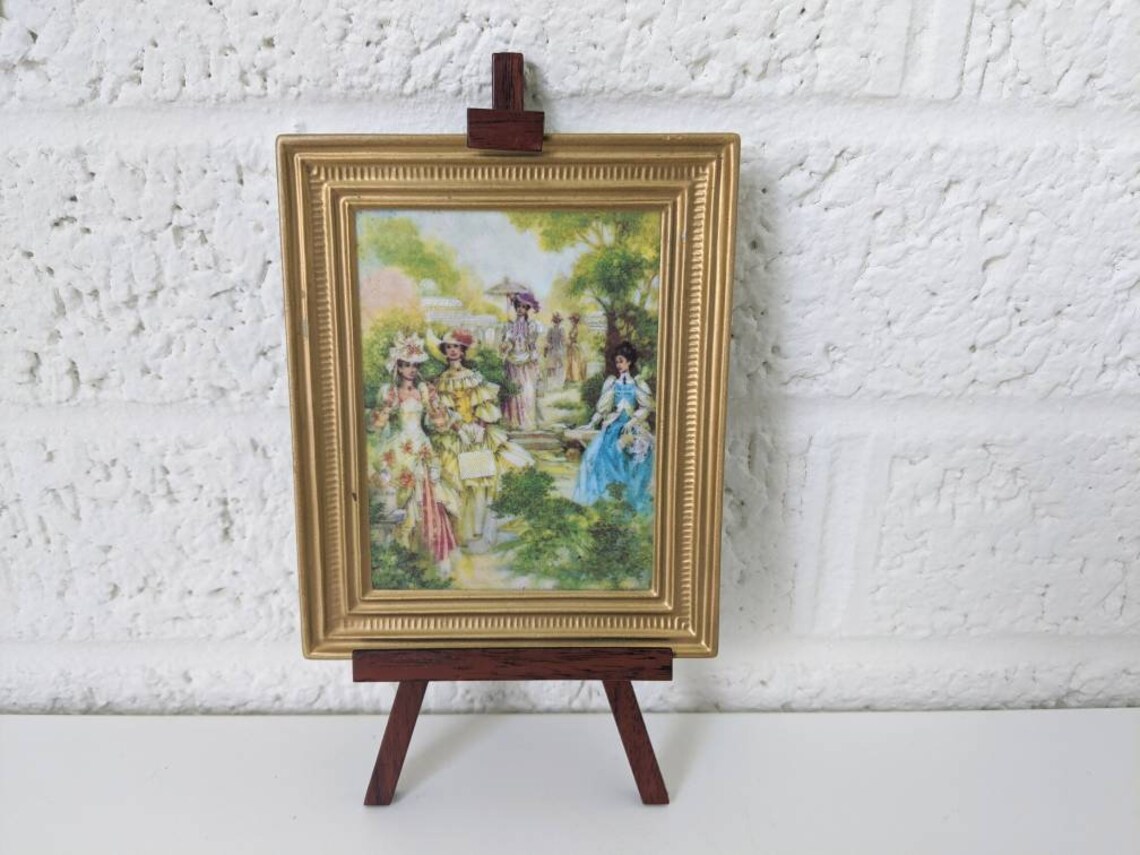 Vintage Avon "through the Years" Tribute Artwork on Ceramic Painted by ...