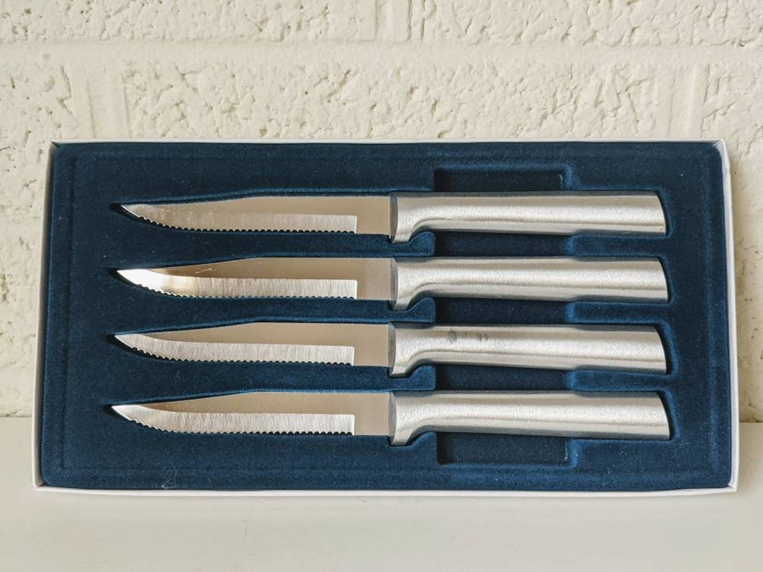Vintage Rada Boxed Knife Set Set of Four Stainless Steel Serrated ...