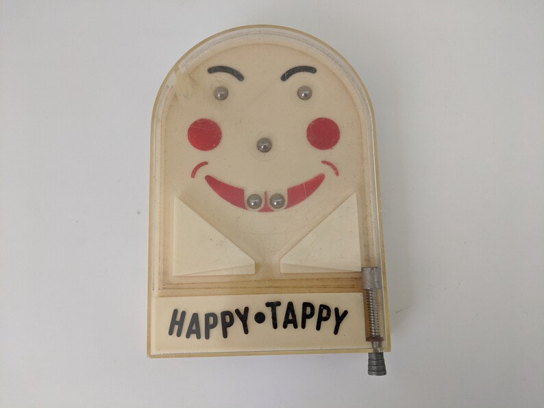 Sixties Pinball Toy Happy Tappy - Etsy
