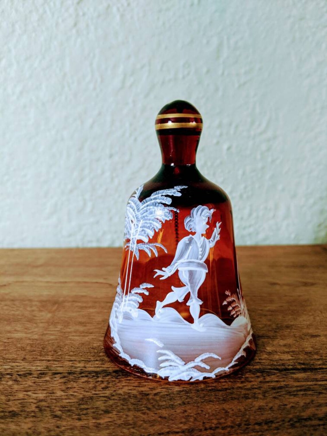 Vintage Glass Bell From Western Germany - Etsy