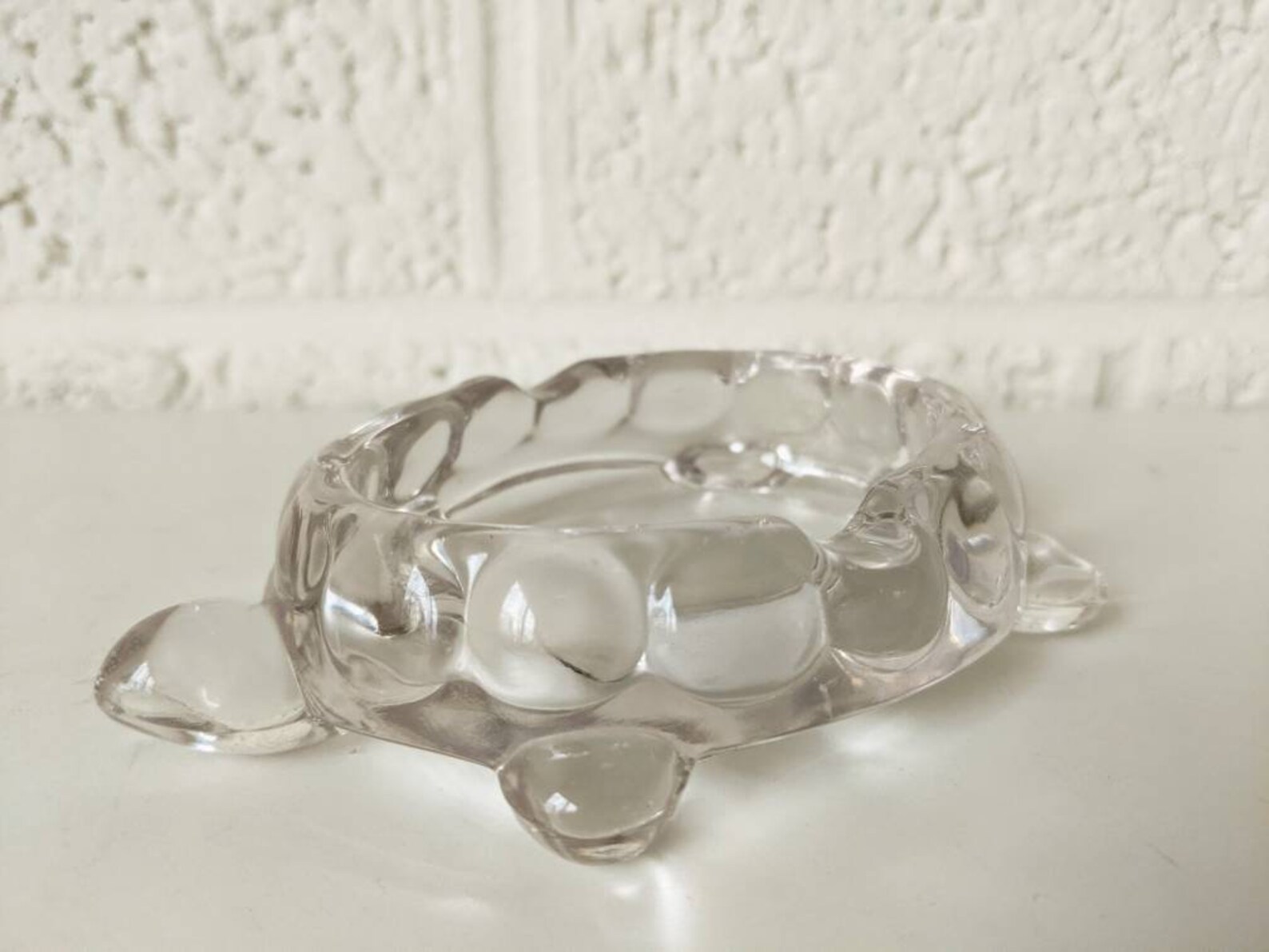 Vintage Glass Turtle Ashtray, Candleholder, or Ring or Trinket Dish - Etsy