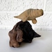 Vintage Carved Wooden Manatee on Burlwood - Etsy