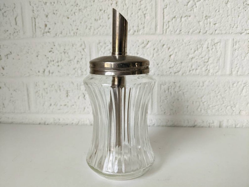 Vintage Glass Sugar Dispenser BMF Glass Sugar Jar | Etsy