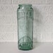 Tall Vintage Triangular Glass Bottle, Jar, or Vase | Possibly Libbey ...