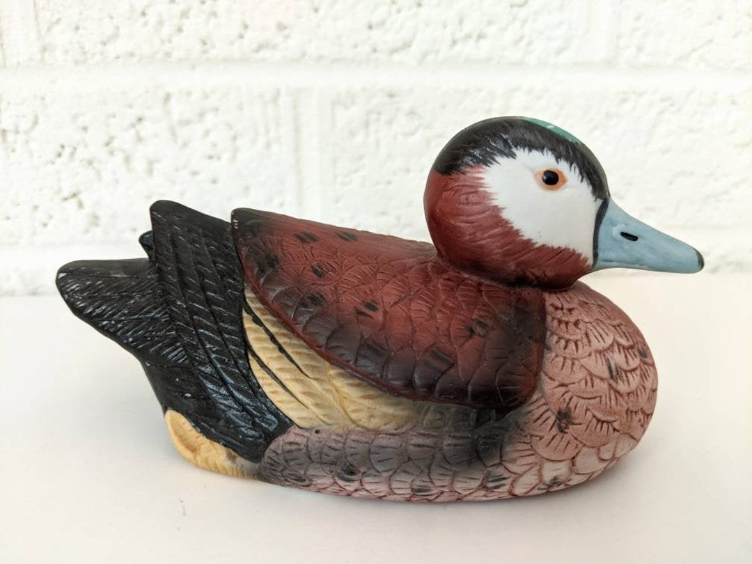 Vintage Ceramic Duck - Etsy