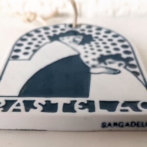 Vintage Sargadelos Ceramics Ornament | Castelao | Galicia, Spain - Etsy