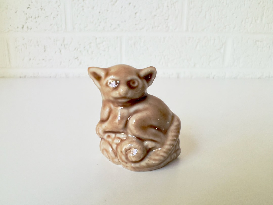 Vintage Wade of England Lemur Figurine | Wade Whimsies Miniature ...