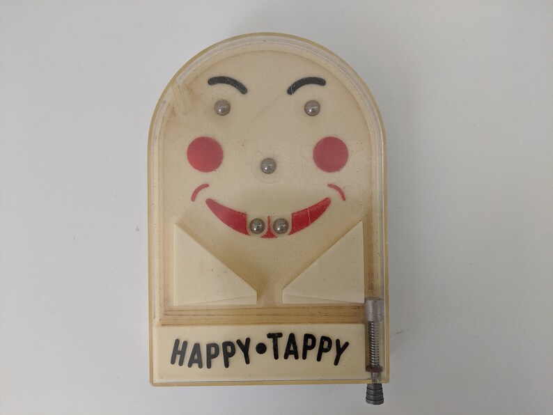 Sixties Pinball Toy Happy Tappy - Etsy