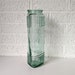 Tall Vintage Triangular Glass Bottle, Jar, or Vase | Possibly Libbey ...