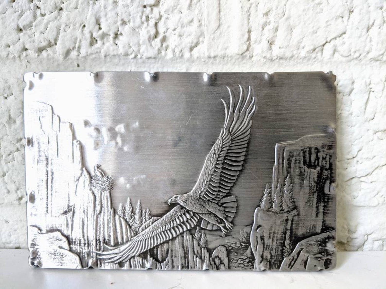 Vintage Hammered Metal Paperweight Wendell August Forge | Etsy