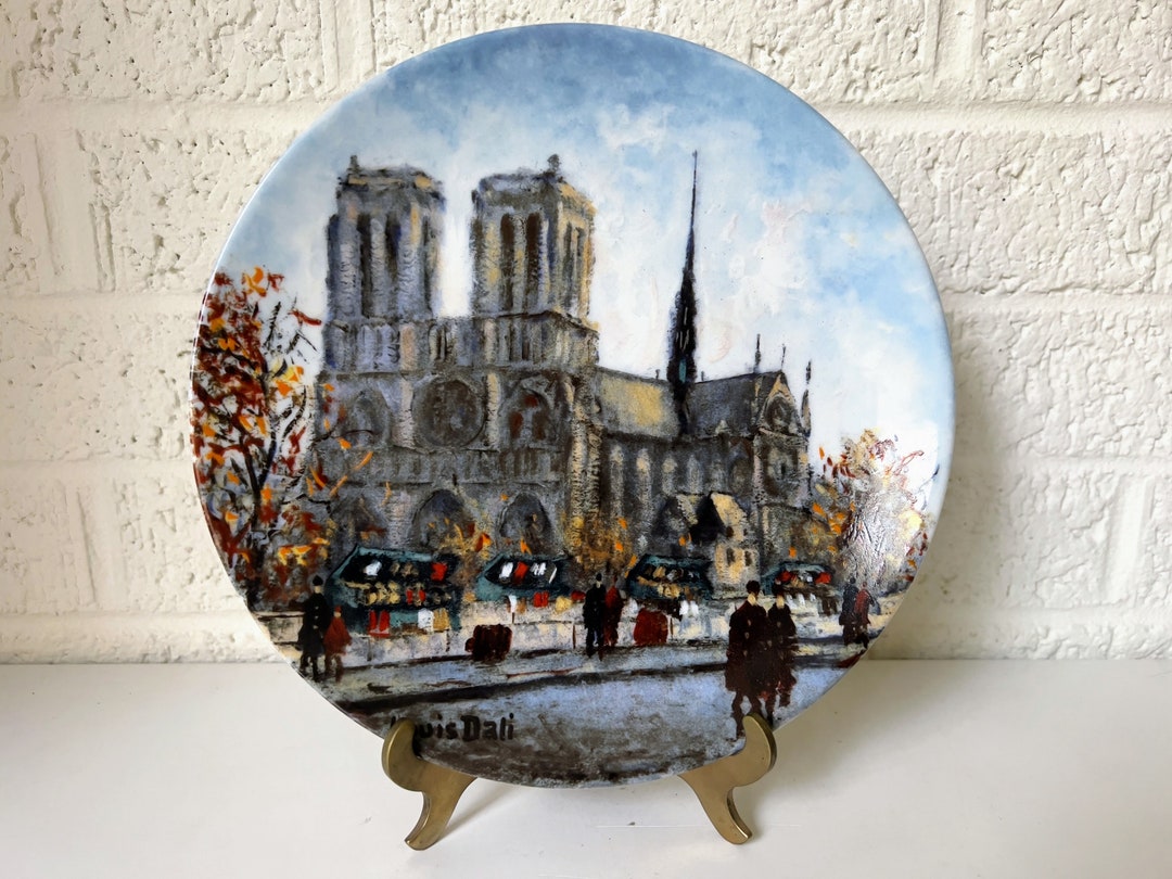 Louis Dali Limoges Limited Edition la Cathédrale Notre-dame Painted ...
