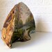 Vintage Painting on Burlwood Painted Tree Conk Painted - Etsy