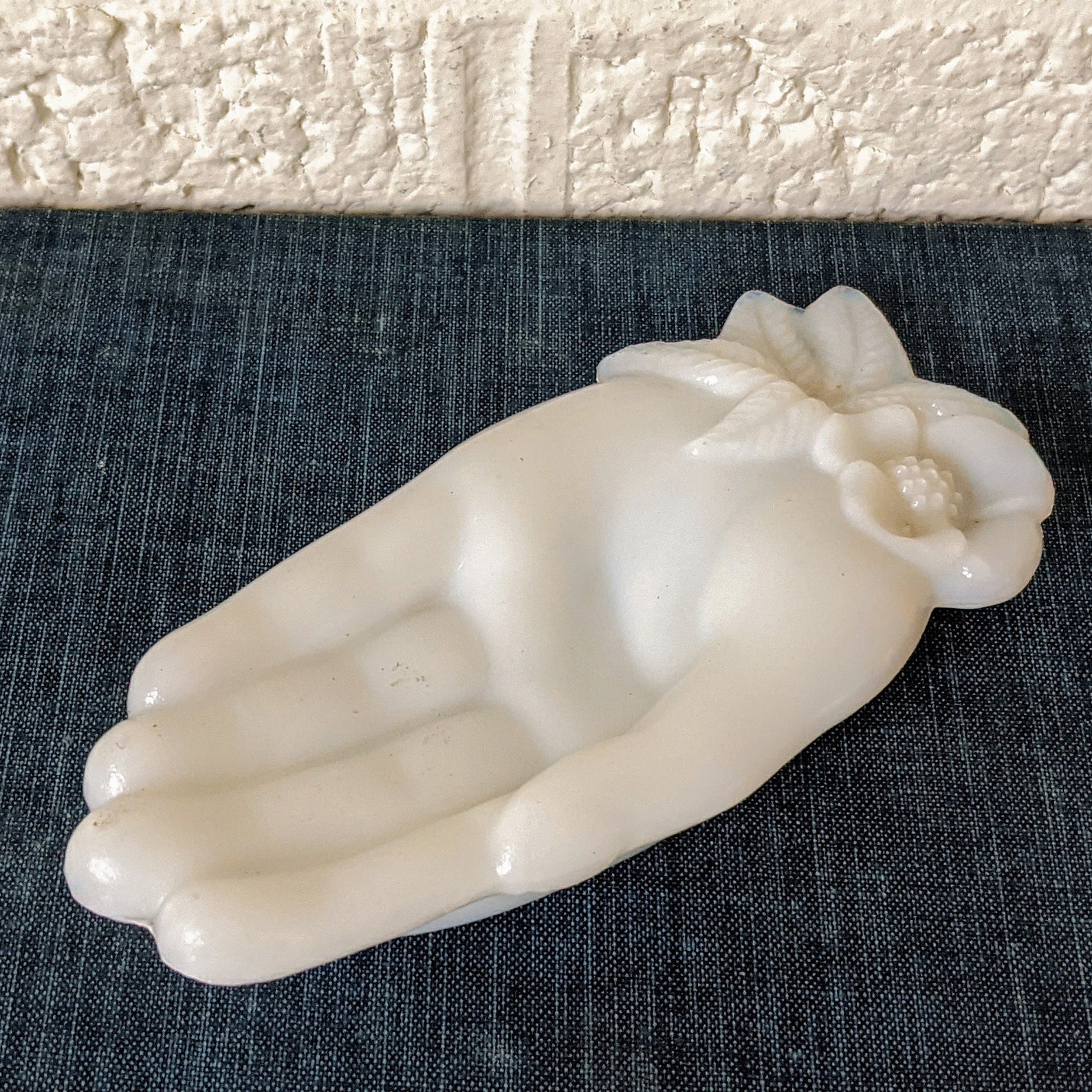 Rare Vintage Mckee Milk Glass Hand Dish - Etsy