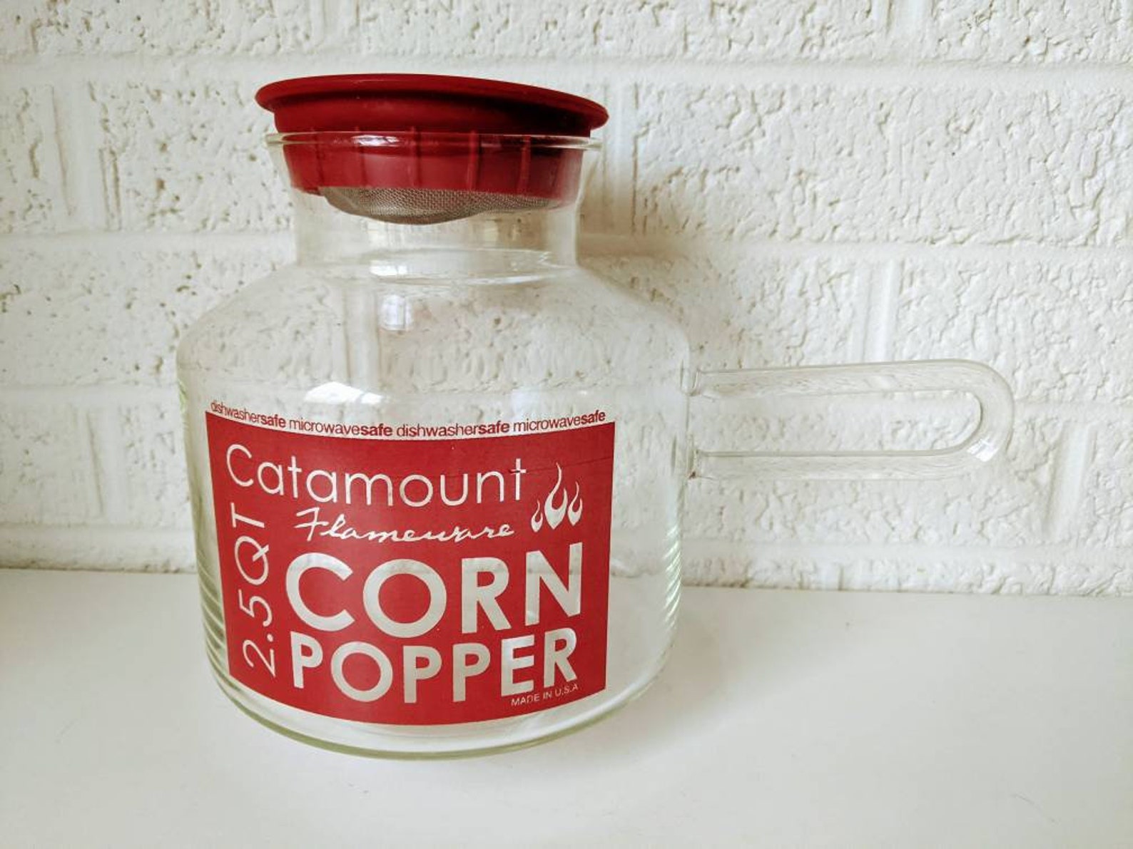 Vintage Catamount Flameware Microwaveable Corn Popper 2.5 | Etsy