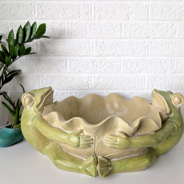 Mccoy Frog Planter - Etsy