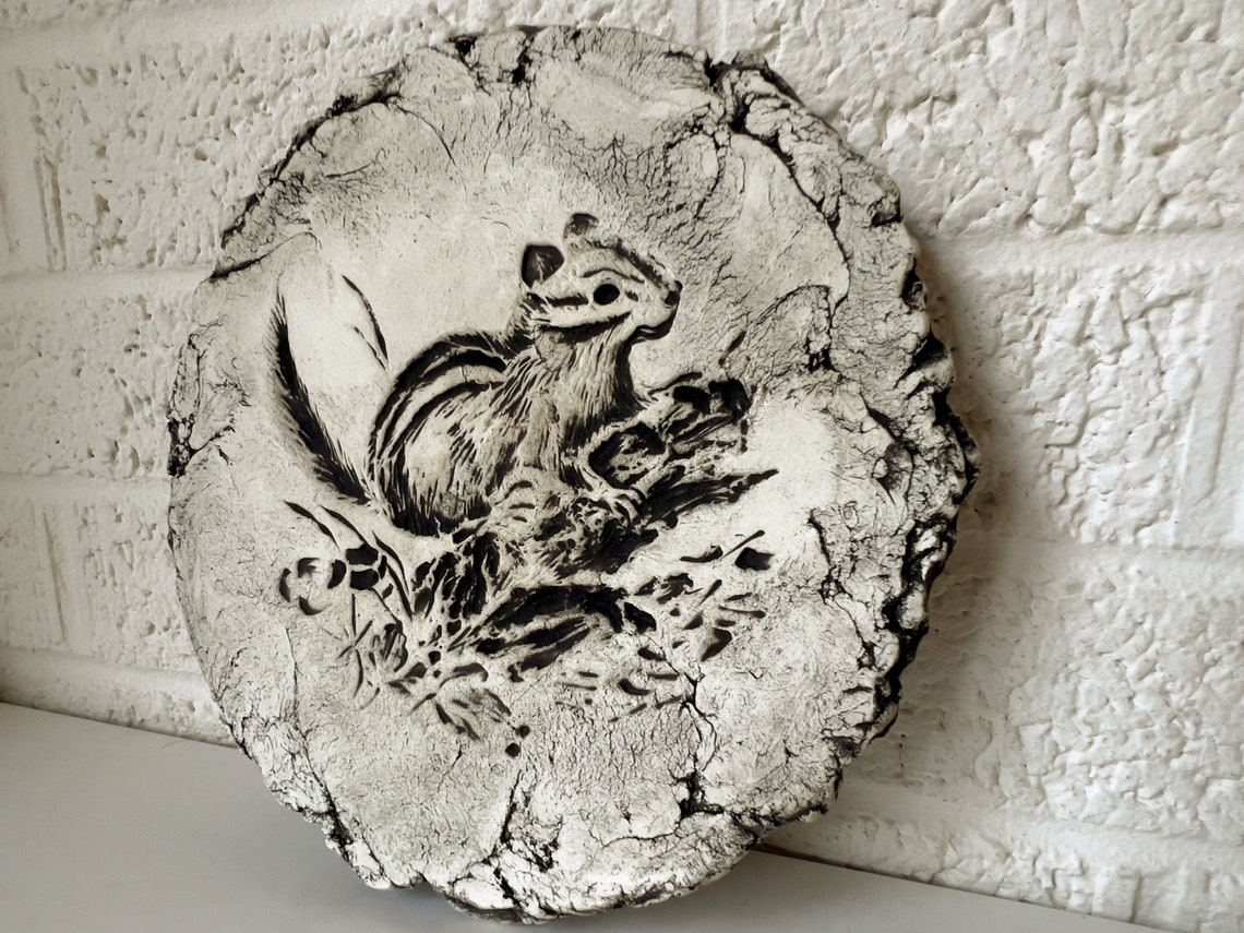 Vintage Shapes of Clay Wall Art by Stan Langtwait Chipmunk - Etsy