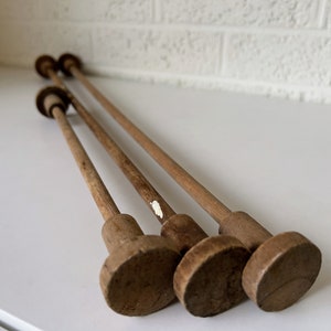 Vintage Wooden Batons, Sticks for Juggling, or ... You Tell Me - Etsy