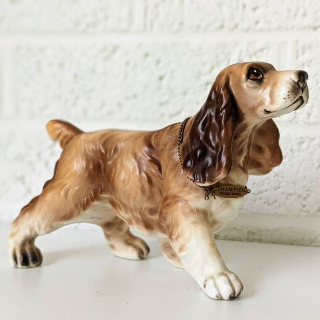 Vintage Cocker Spaniel Figurine | Champion Show Dog | Gift Spaniel ...