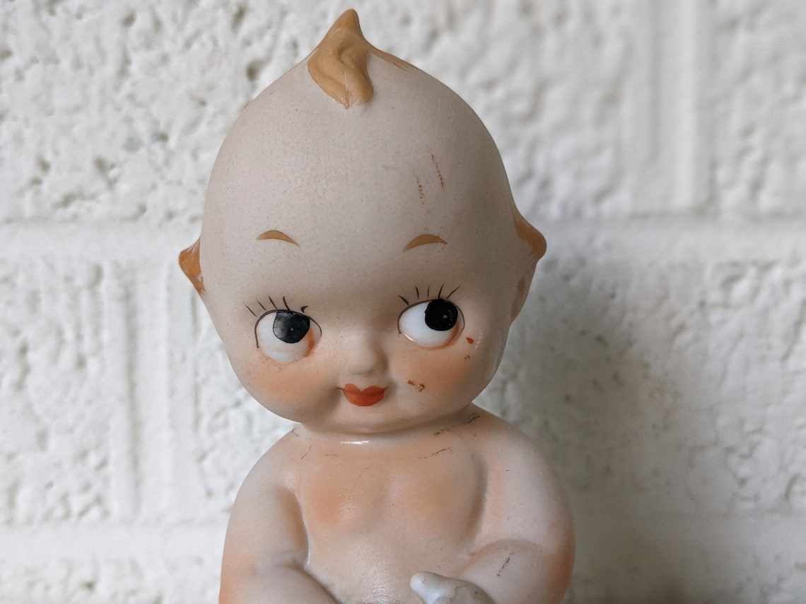 Vintage Bisque Kewpie Doll Figurine Cupid Cupie F 107 - Etsy