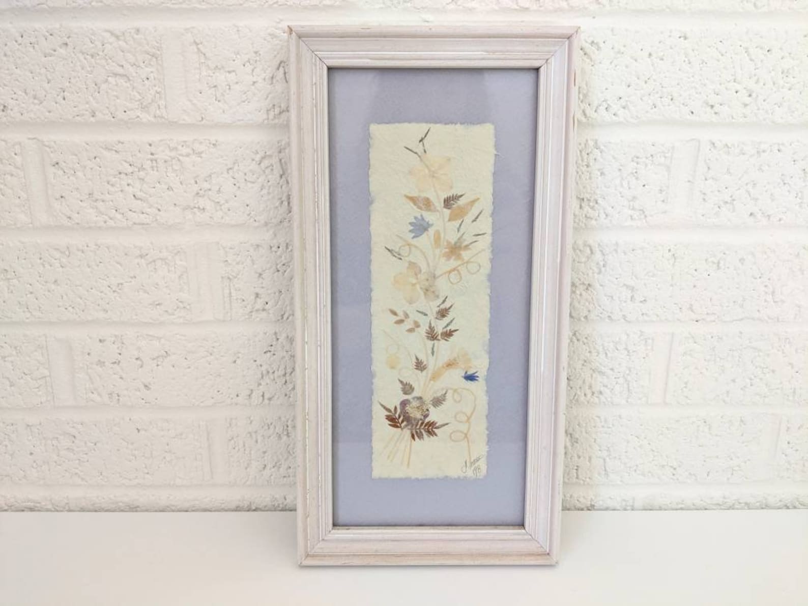 Framed Pressed Flower Art - Etsy