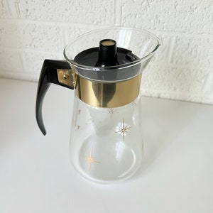 Vintage Pyrex/corning Mid Century Glass Carafe or Decanter Glass Coffee ...