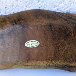 Vintage Monkey Pod Wood Tray | Pea Pod Tray - Etsy