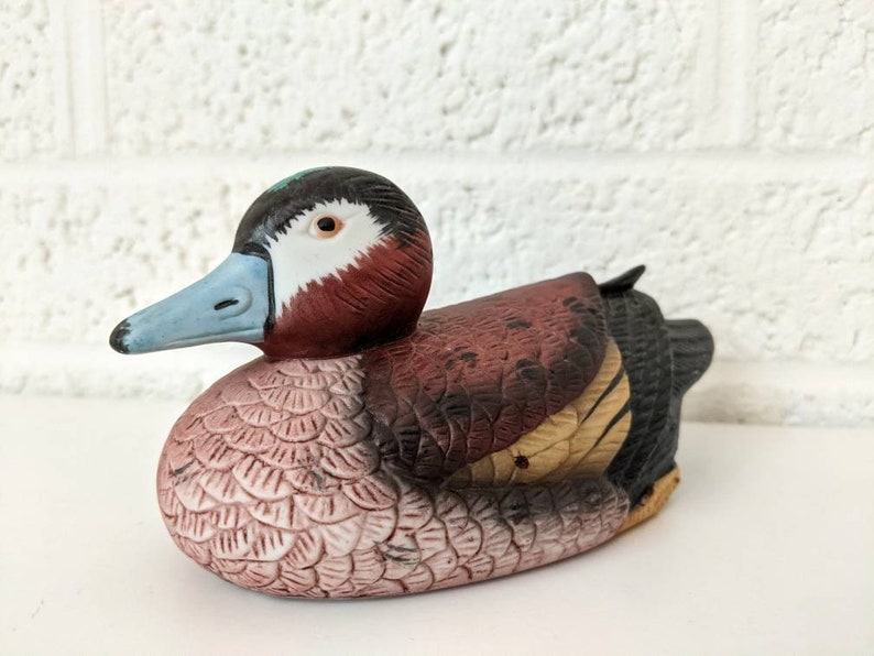 Vintage Ceramic Duck - Etsy
